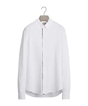 Dior Regimental Shirt, Regular Fit - White