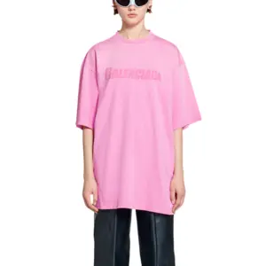 Balenciaga Boxy Fit T-shirt - Pink