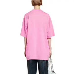 Balenciaga Boxy Fit T-shirt - Pink