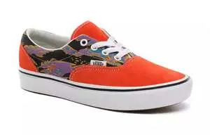 VANS Suede Comfycush Era Sneakers - Black/red