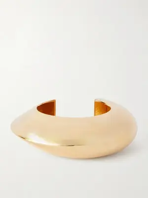 Alaïa Edge Plated Cuff - Gold