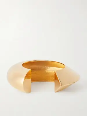 Alaïa Edge Plated Cuff - Gold