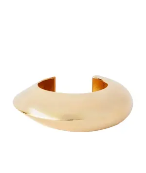 Alaïa Edge Plated Cuff - Gold