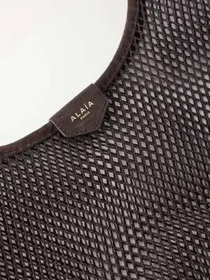 Alaïa One Piece Mesh Shoulder Bag