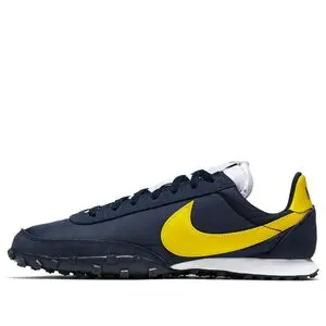 Nike Waffle Racer Obsidian - Blue/yellow