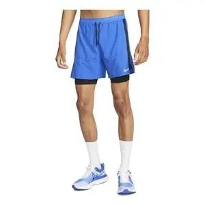 Nike Dri-fit Hybrid Running Shorts - Blue