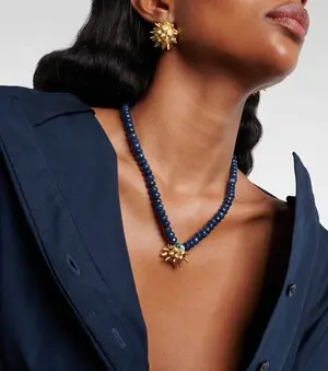 YSSO Sea Urchin Necklace With Jade