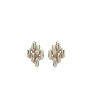 YSSO Sterling Chain Link Earrings - Silver