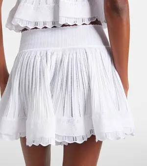 Alaïa Knitted Miniskirt