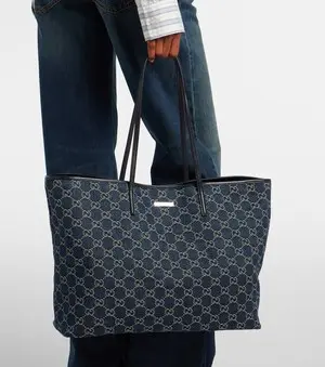 Gucci Essence Large Tote Bag - Blue