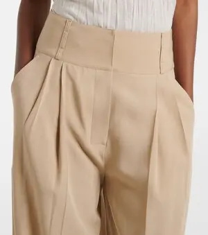 TOTEME Draped Wool Blend Pants