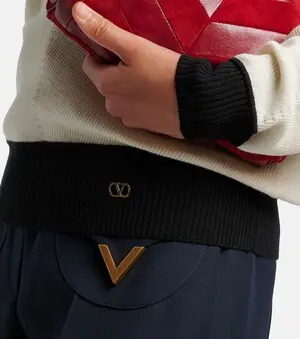 Valentino Garavani Vlogo Wool-blend Sweater