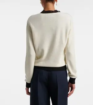 Valentino Garavani Vlogo Wool-blend Sweater
