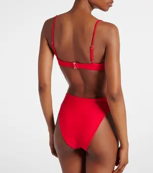 Jade Swim Incline Bikini Bottoms - Red