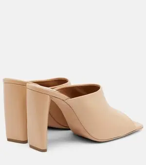 Calvin Klein Palma Leather Mules