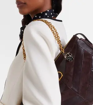 Valentino Garavani Panthea Medium Leather Shoulder Bag