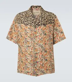 Valentino Garavani Printed Silk Bowling Shirt - Multicoloured