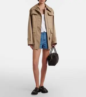 Veronica Beard Sally Denim Shorts - Blue