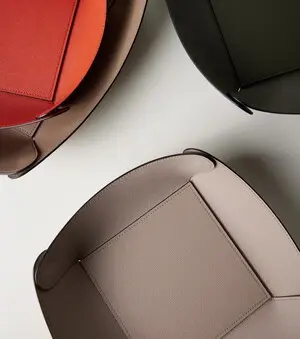 GIOBAGNARA Safran Medium Leather Bowl