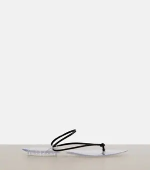 Alaïa Invisible Thong Sandals - Transparent