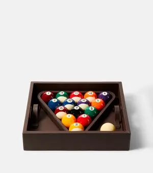 GIOBAGNARA Leather Billiard Case - Beige