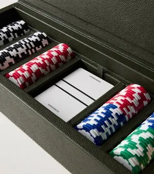 GIOBAGNARA Parma Leather Poker Case