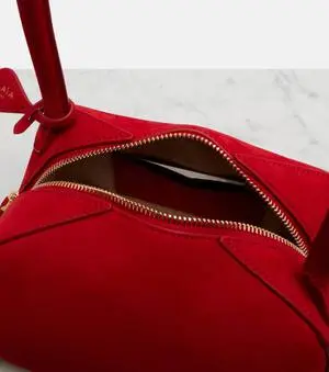 Alaïa Le Bouledogue Small Shoulder Bag - Red