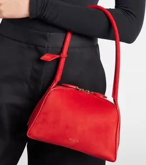 Alaïa Le Bouledogue Small Shoulder Bag - Red
