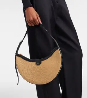 Alaïa Demi Lune Shoulder Bag - Beige