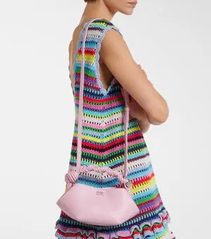 GANNI Bou Mini Top-handle Bag - Pink