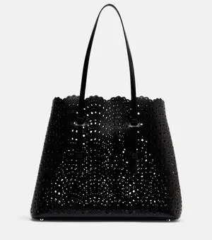 Alaïa Vienne Leather Tote Bag - Black