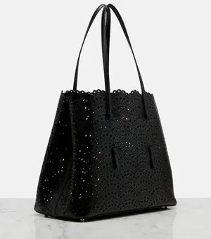 Alaïa Vienne Leather Tote Bag - Black