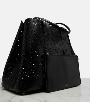 Alaïa Vienne Leather Tote Bag - Black