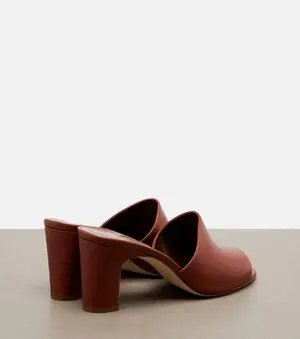 Manolo Blahnik Rapalla Leather Mules