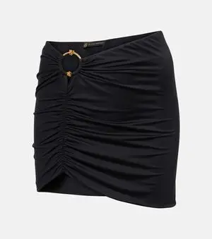 VIX PAULA HERMANNY Embellished Mini Skirt - Black