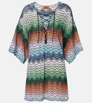 Missoni Wave Lamé Beach Dress - Multicoloured
