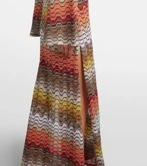Missoni Wave Lamé Beach Dress