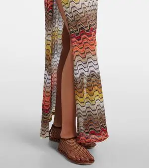 Missoni Wave Lamé Beach Dress