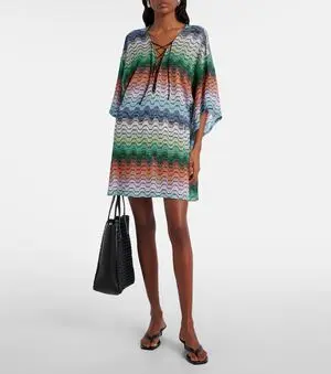 Missoni Wave Lamé Beach Dress - Multicoloured
