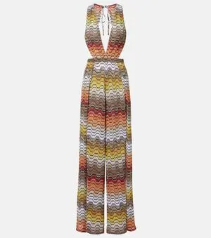 Missoni Wave Lamé Jumpsuit - Multicoloured