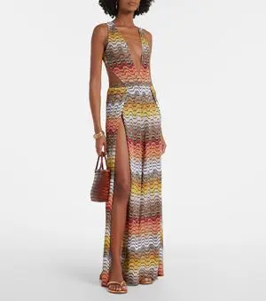 Missoni Wave Lamé Jumpsuit - Multicoloured