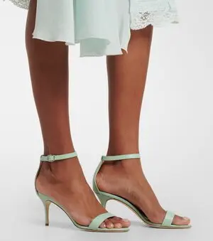Manolo Blahnik Chaos Leather Sandals