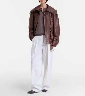 Calvin Klein Helga Silk Polo Sweater