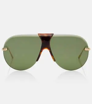 Loewe Slim Aviator Sunglasses - Brown