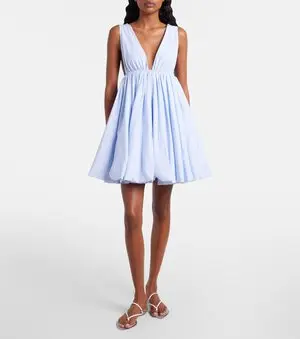 Alaïa Invisible Leather Thong Sandals