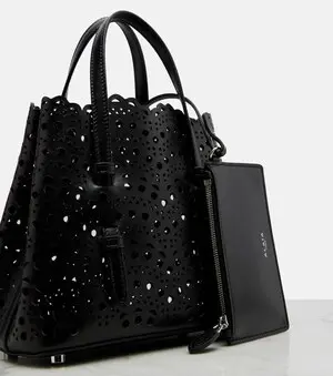 Alaïa Mina 20 Vienne Leather Top-handle Bag