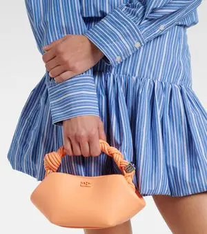 GANNI Bou Mini Top-handle Bag - Orange
