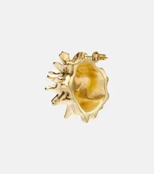 YSSO Sea Urchin 24kt -plated Earrings
