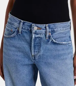 AGOLDE Low Rise Loose Straight Jeans - Blue