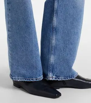 AGOLDE Low Rise Loose Straight Jeans - Blue